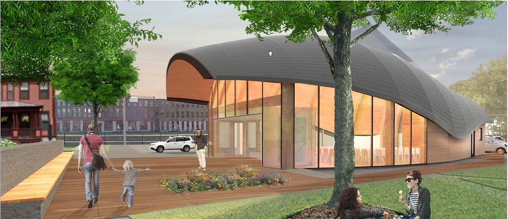 Metal cladding on complex radius - Spengler Industries