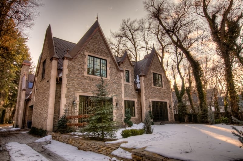 Stunning English Style Copper Roof With Parapets - Spengler Industries