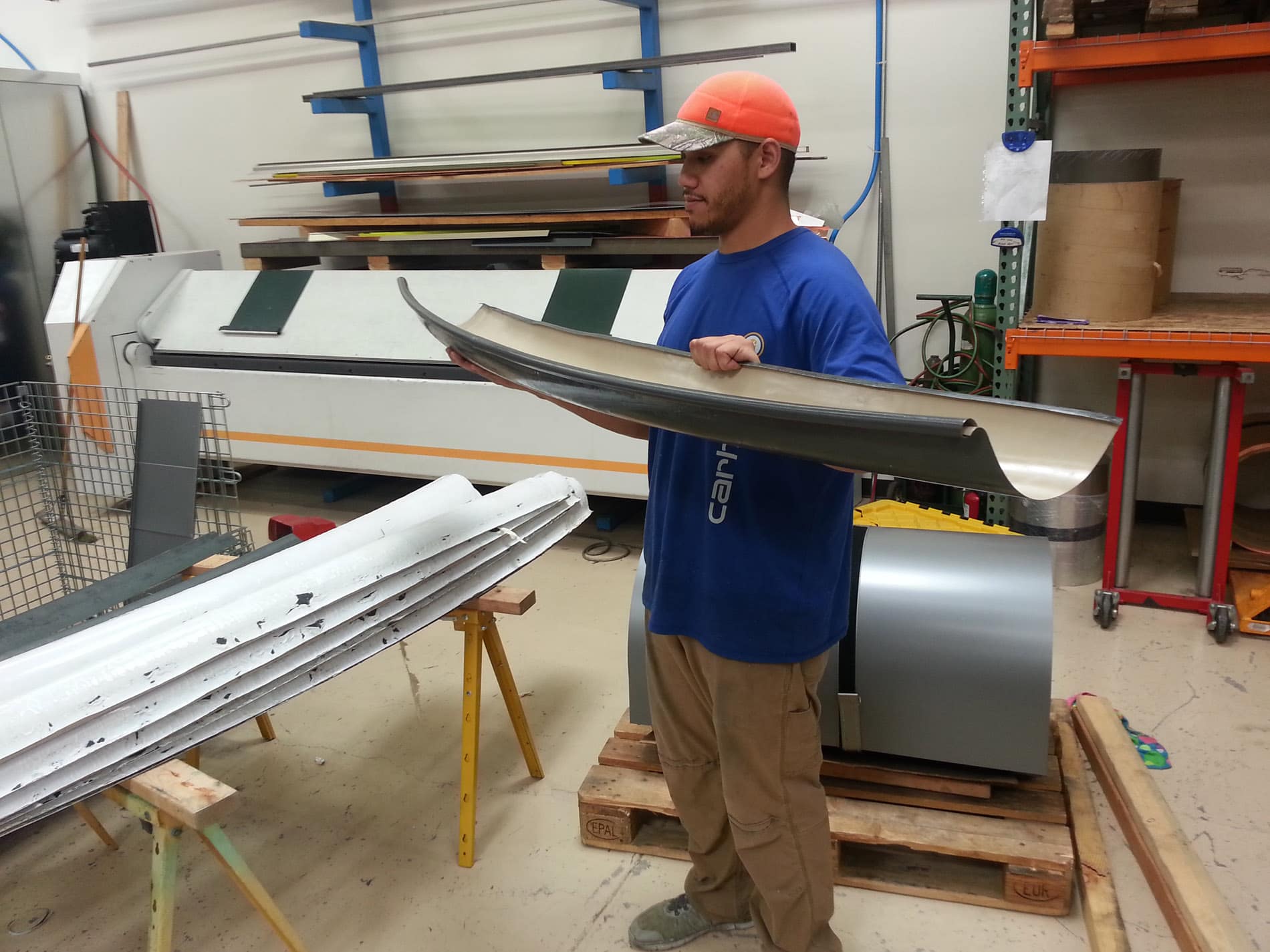 Custom Radius Gutter | Spengler Industries