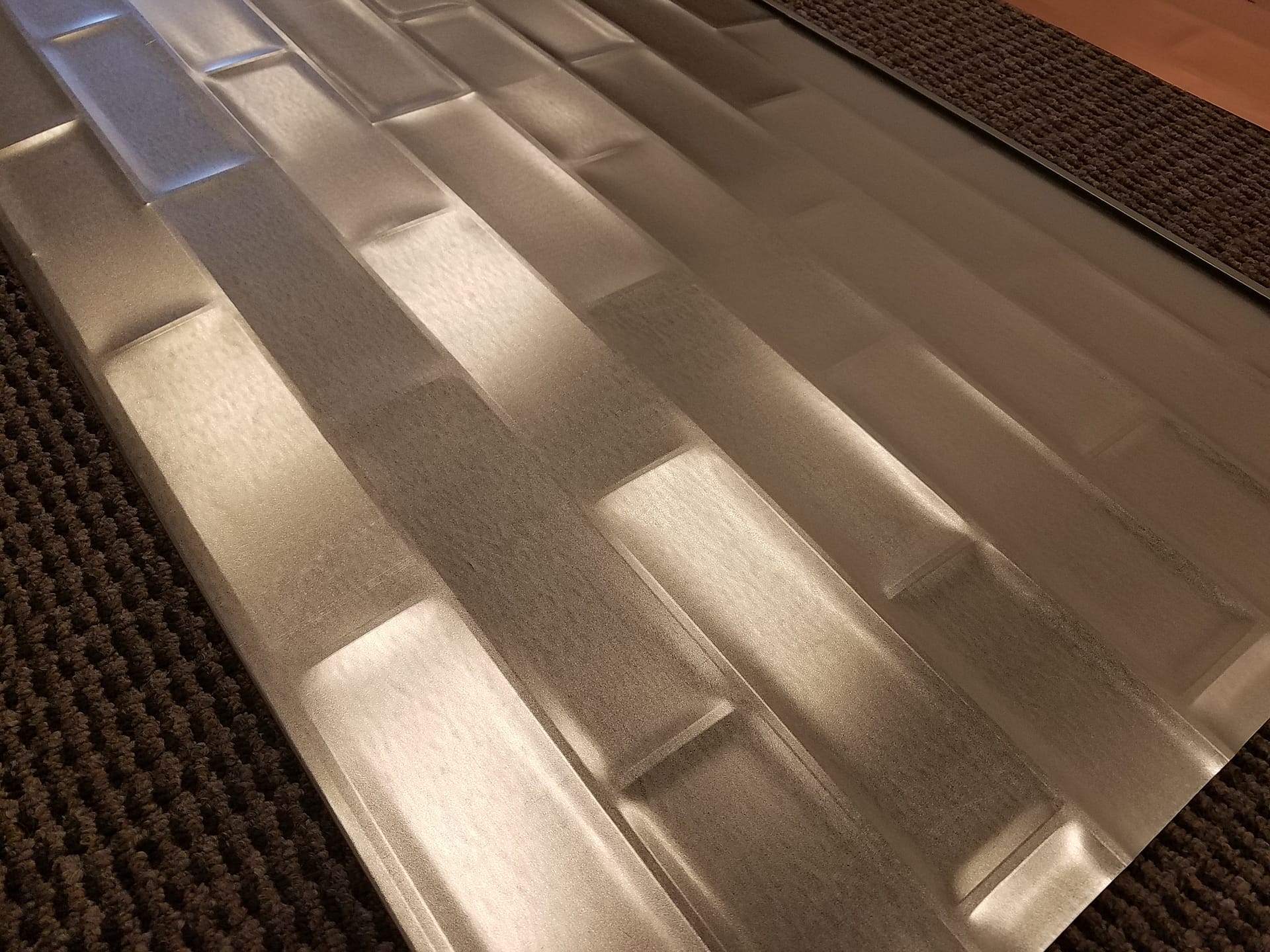 Pressed metal subway tile panels 5 - Spengler Industries