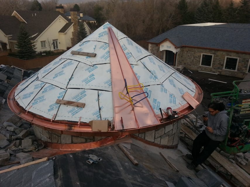 Turret Roofing Gallery - Spengler Industries