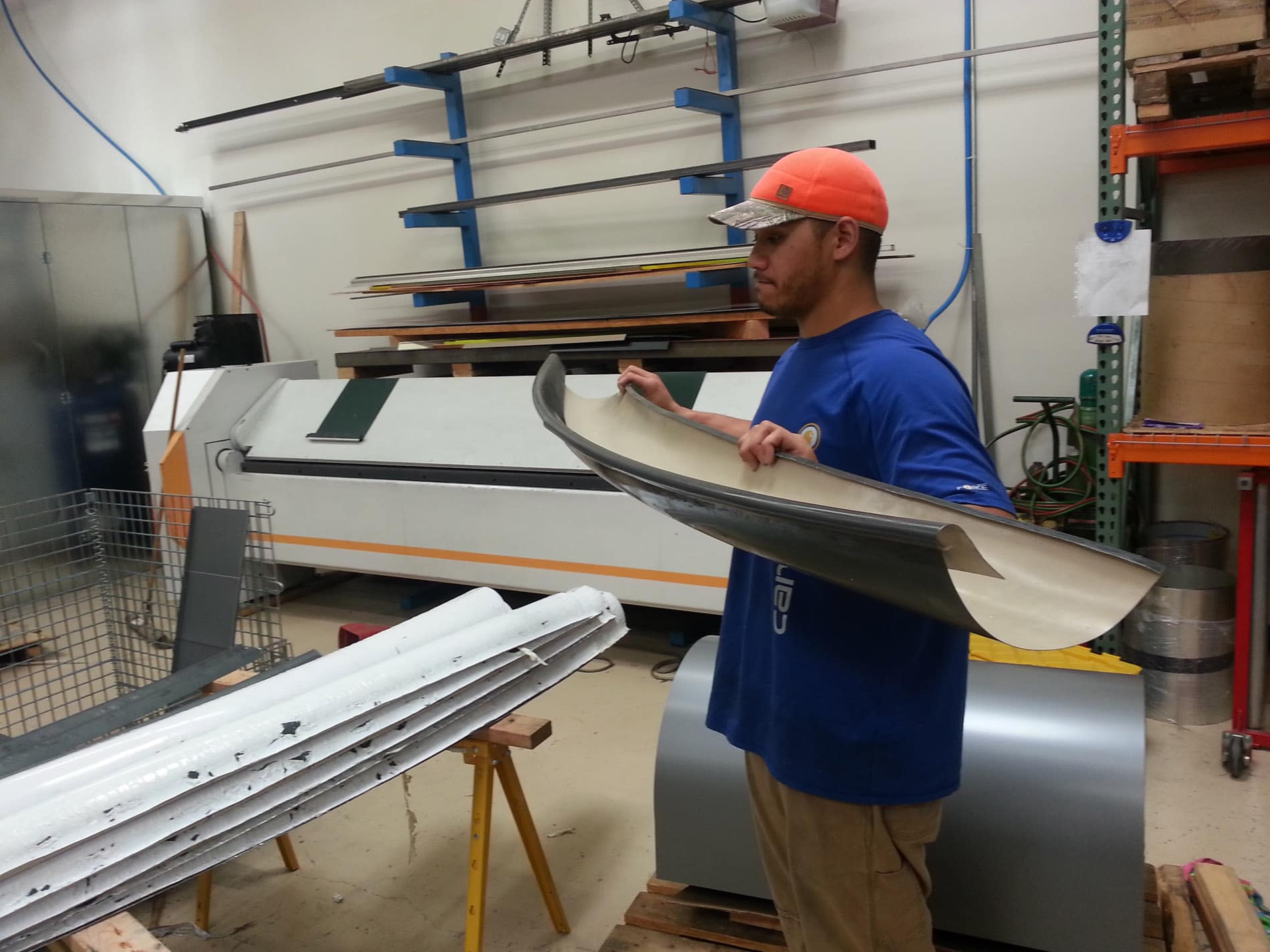 Custom Radius Gutter - Spengler Industries