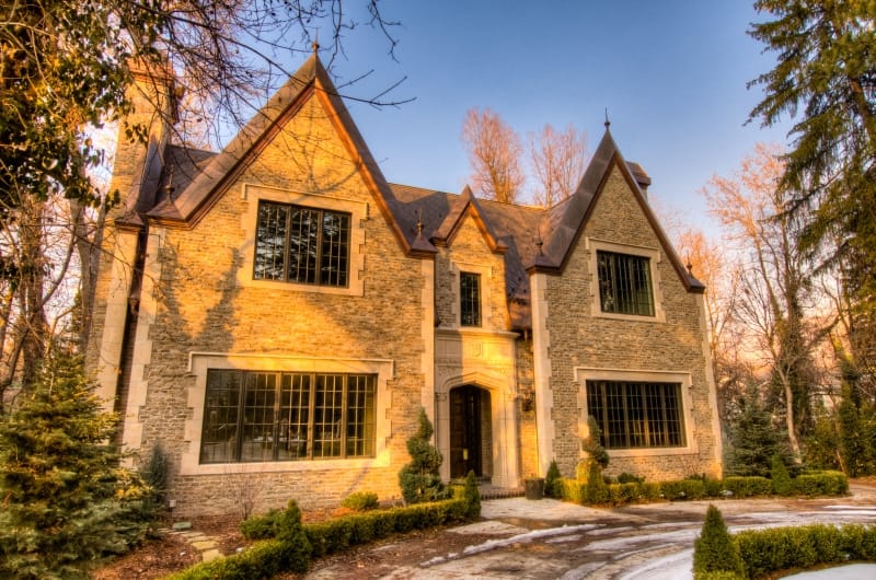 Stunning English Style Copper Roof With Parapets - Spengler Industries